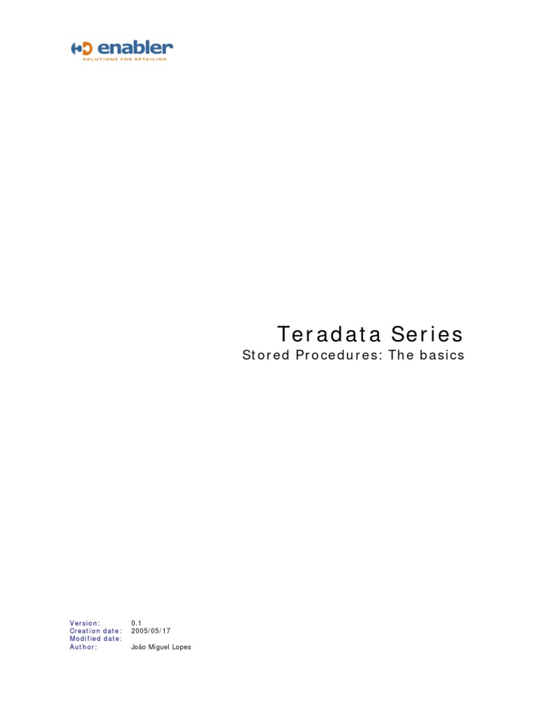 Basic Stored Procedure | PDF | Subroutine | Sql