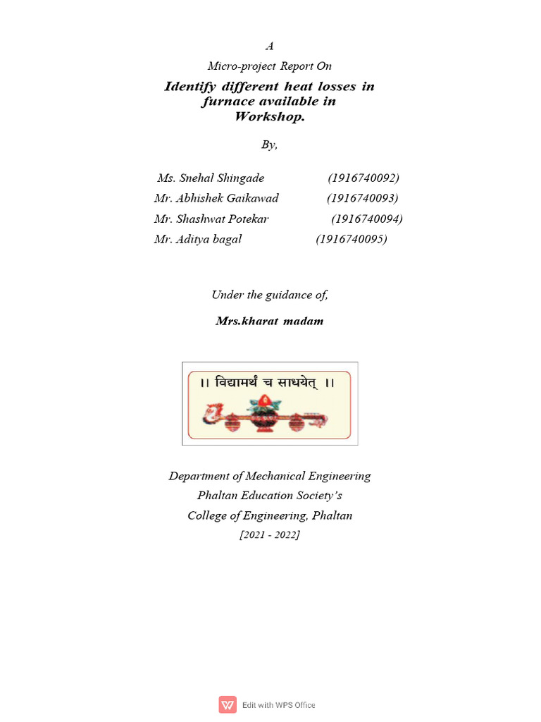 Etm Report. Sp | PDF | Heat Transfer | Heat