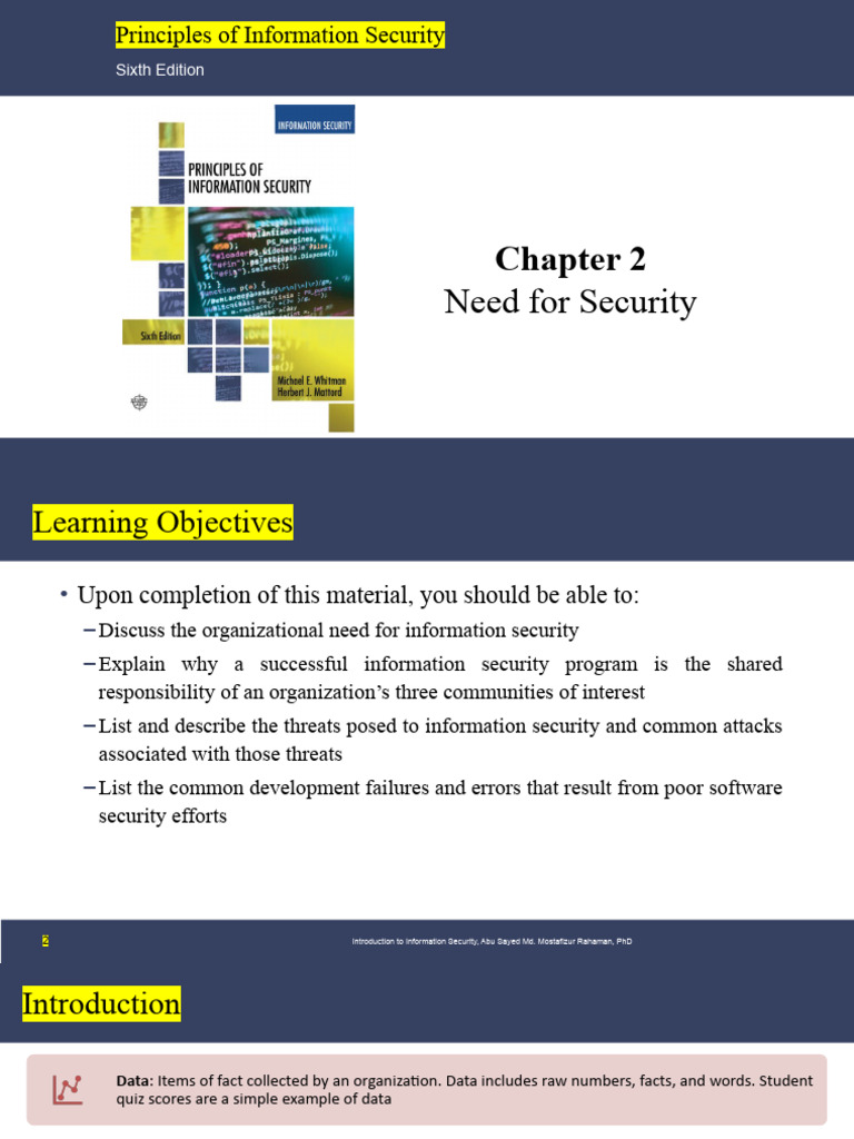 Lecture2 Need For Security | PDF | Password | Malware