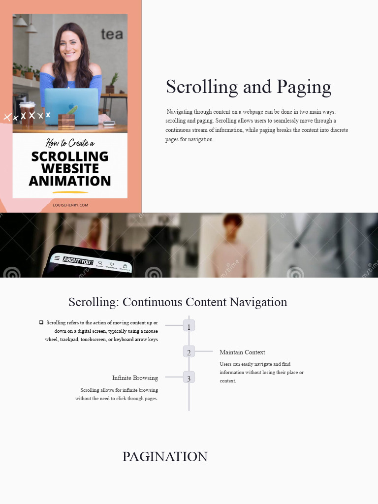 Scrolling and Paging | PDF | Human–Computer Interaction | Design