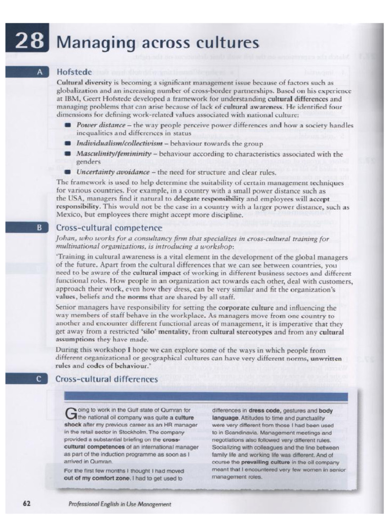 Managing Across Cultures | PDF