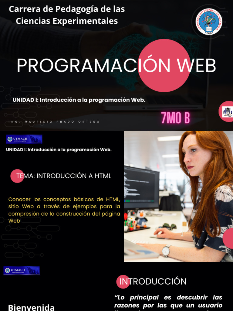 Clase 1 Prog. Web | PDF | HTML | Lenguaje de marcado