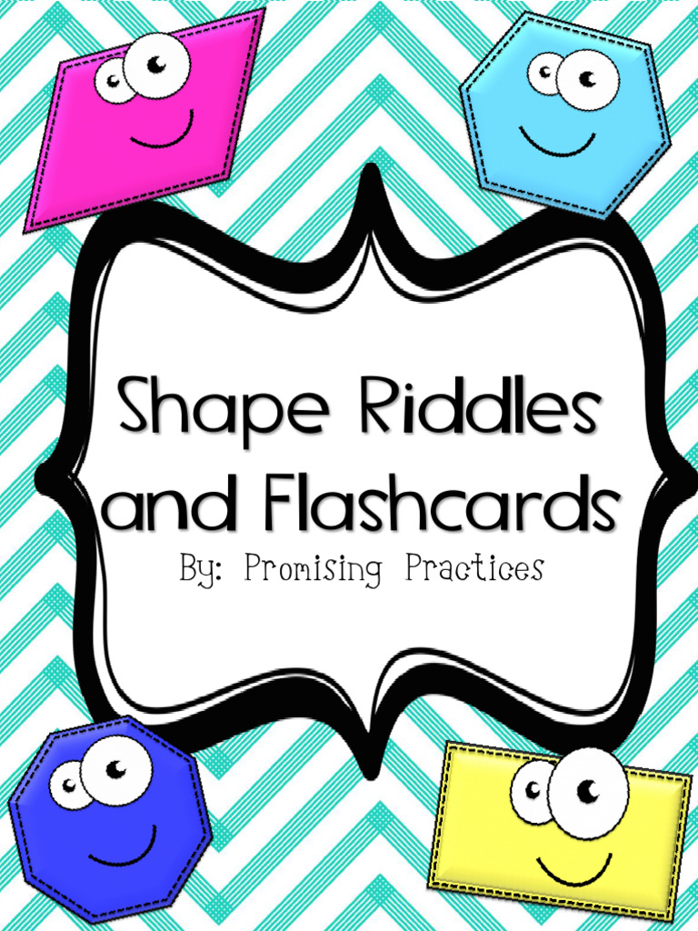 Shape Riddles and Flashcards: By: Promising Practices | PDF | Shape ...