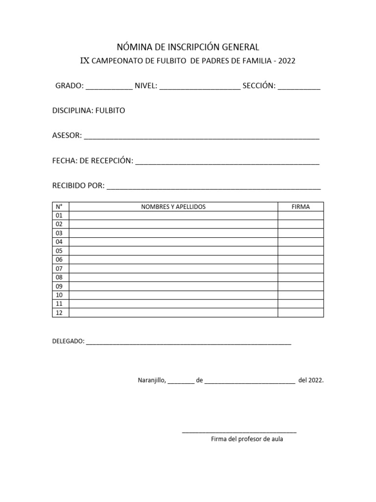 Nominas, Bases y Planillas Deportivo 2 022 | PDF | Árbitro | Códigos de fútbol