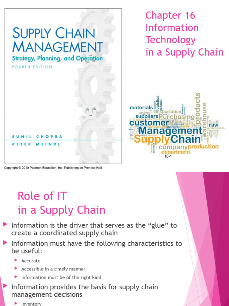 Module 14 Information Technology in A Supply Chain | PDF | Supply Chain ...