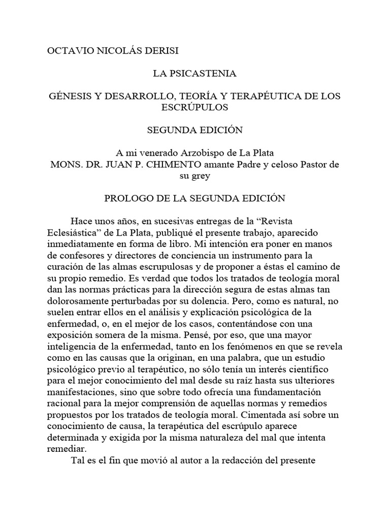 Escrúpulos | PDF | Sicología | Mente