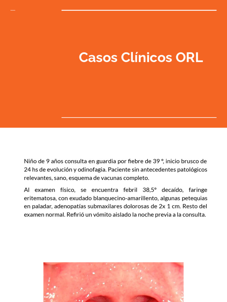 Casos Clínicos ORL | PDF