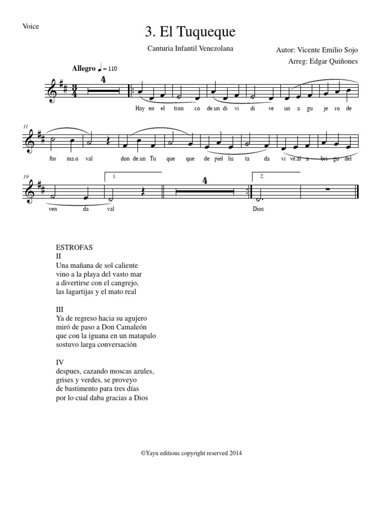 El Tuqueque - Voice | PDF