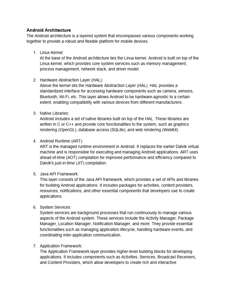 Android Imp Pdf Android Operating System Software Development Kit
