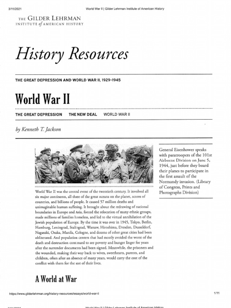World War II Essays | PDF