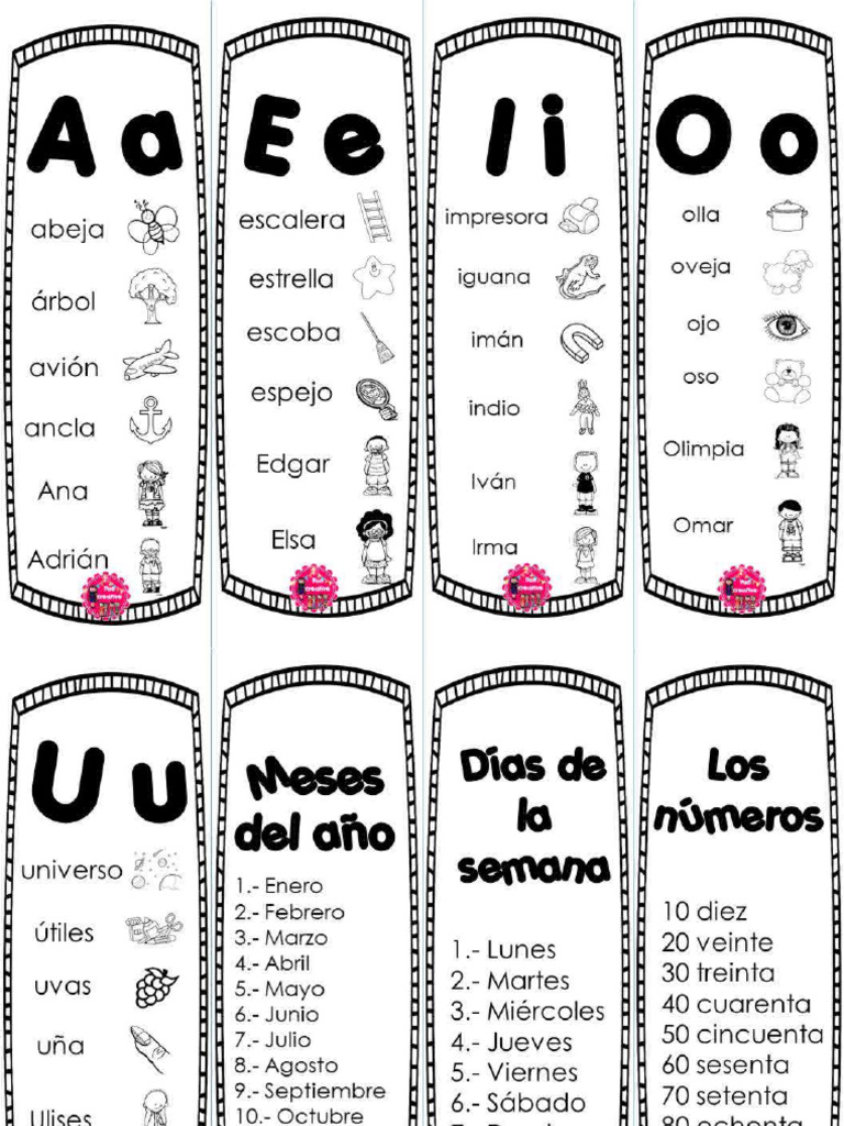 Llavero de Aprendizaje para Infantil y Preescolar | PDF