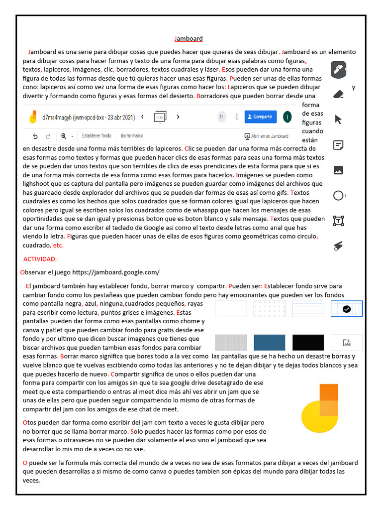 Jamboard | PDF | Microsoft Word | Software