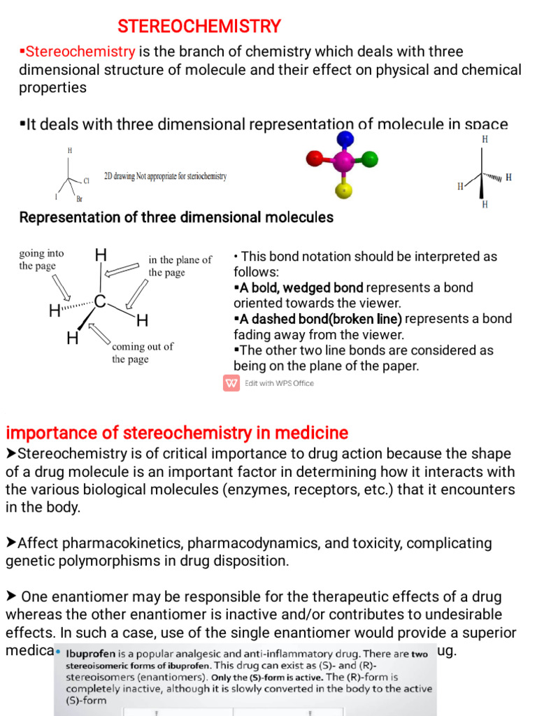 Chapter 2-Stereochemistry | PDF | Chirality (Chemistry) | Physical Sciences