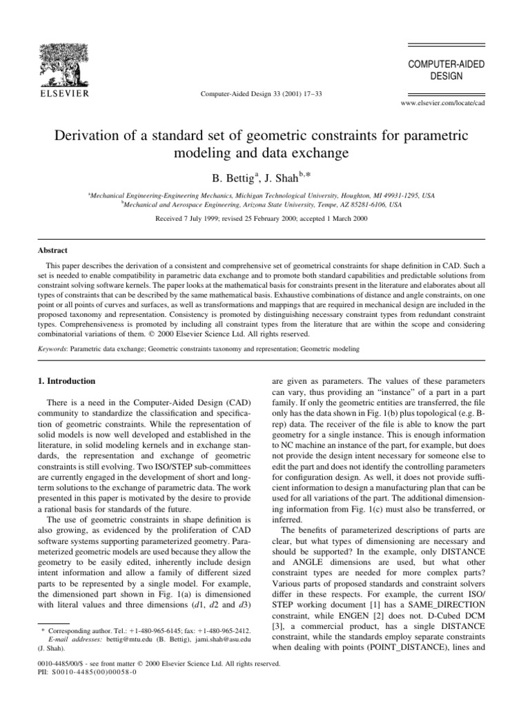 types of constraints | PDF | Geometry | Curve