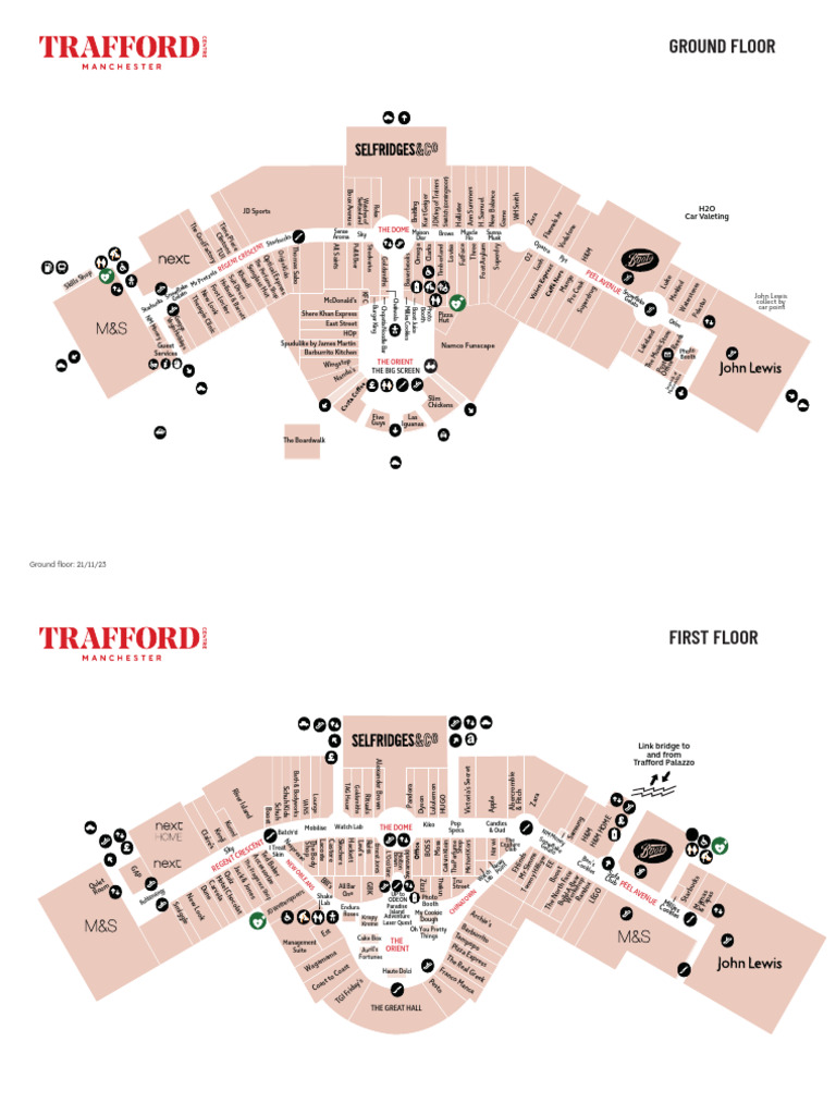 Trafford Centre Maps 21.11 23 | PDF | Brand