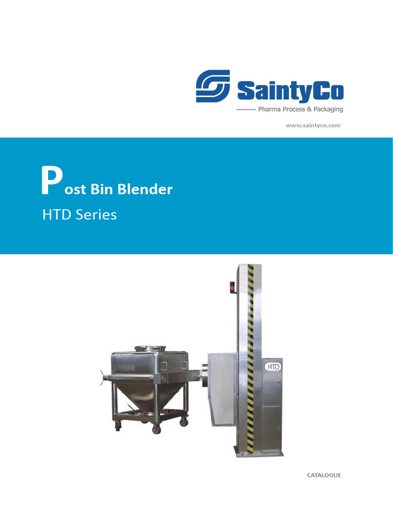 Data Sheet - HTD Post Bin Blender | PDF
