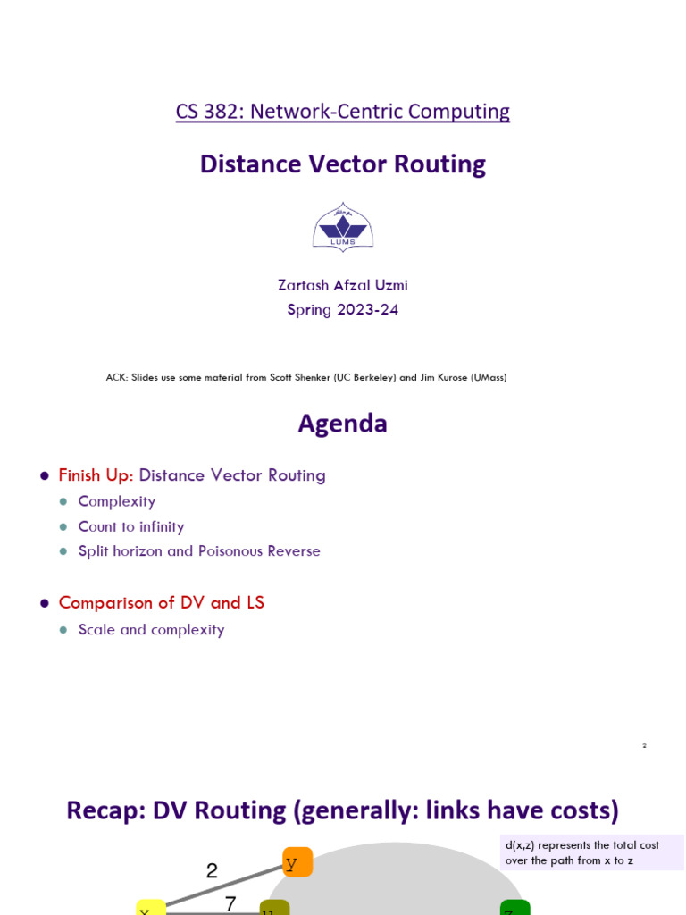 DVRouting | Download Free PDF | Routing | Networking Standards