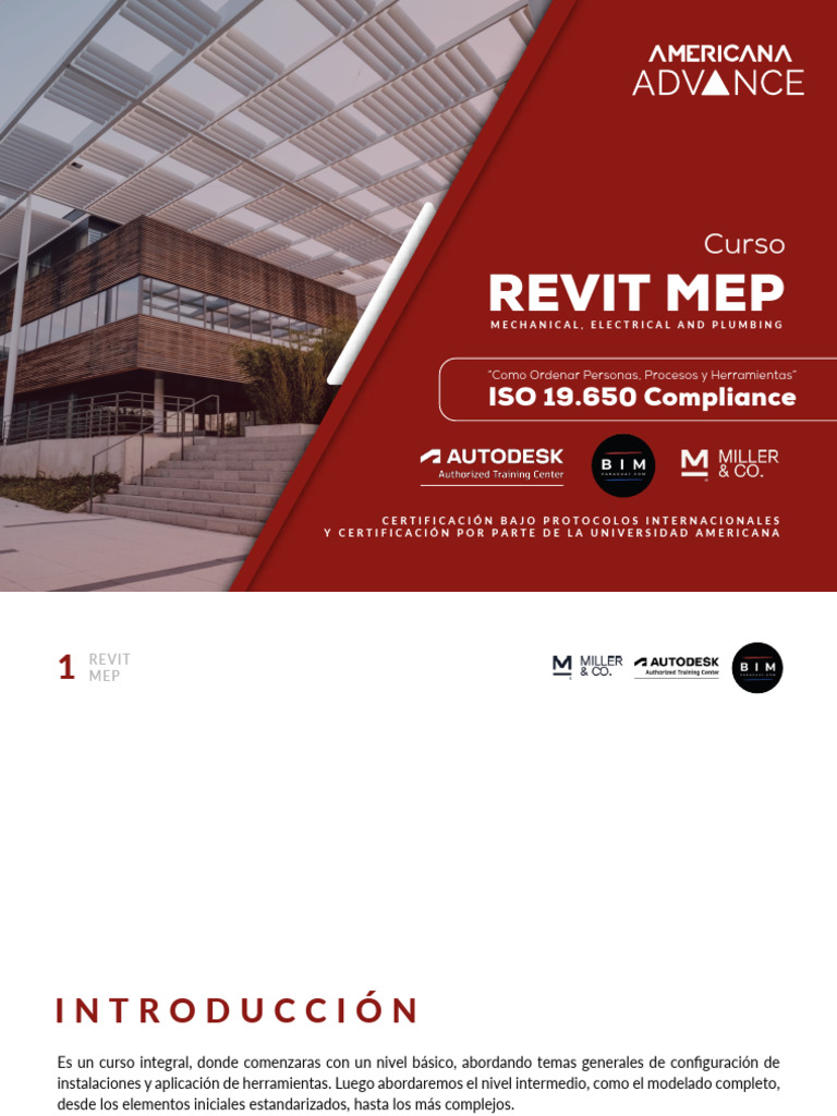 Brochure BIM Curso Revit Mep | Descargar gratis PDF | Autodesk Revit ...