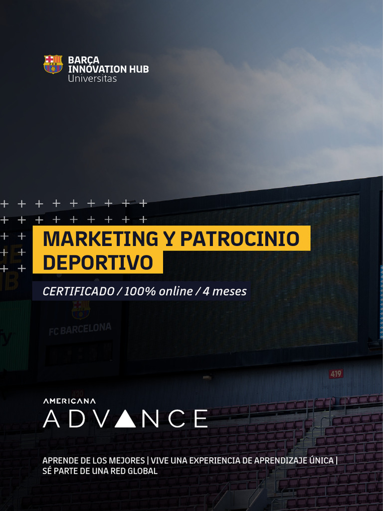 Curso Online de Marketing Deportivo | PDF | Marketing | Patrocinador (Comercial)