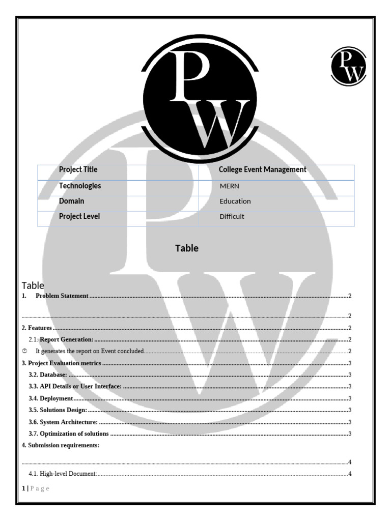 College Event Management | PDF | Databases | Mongo Db