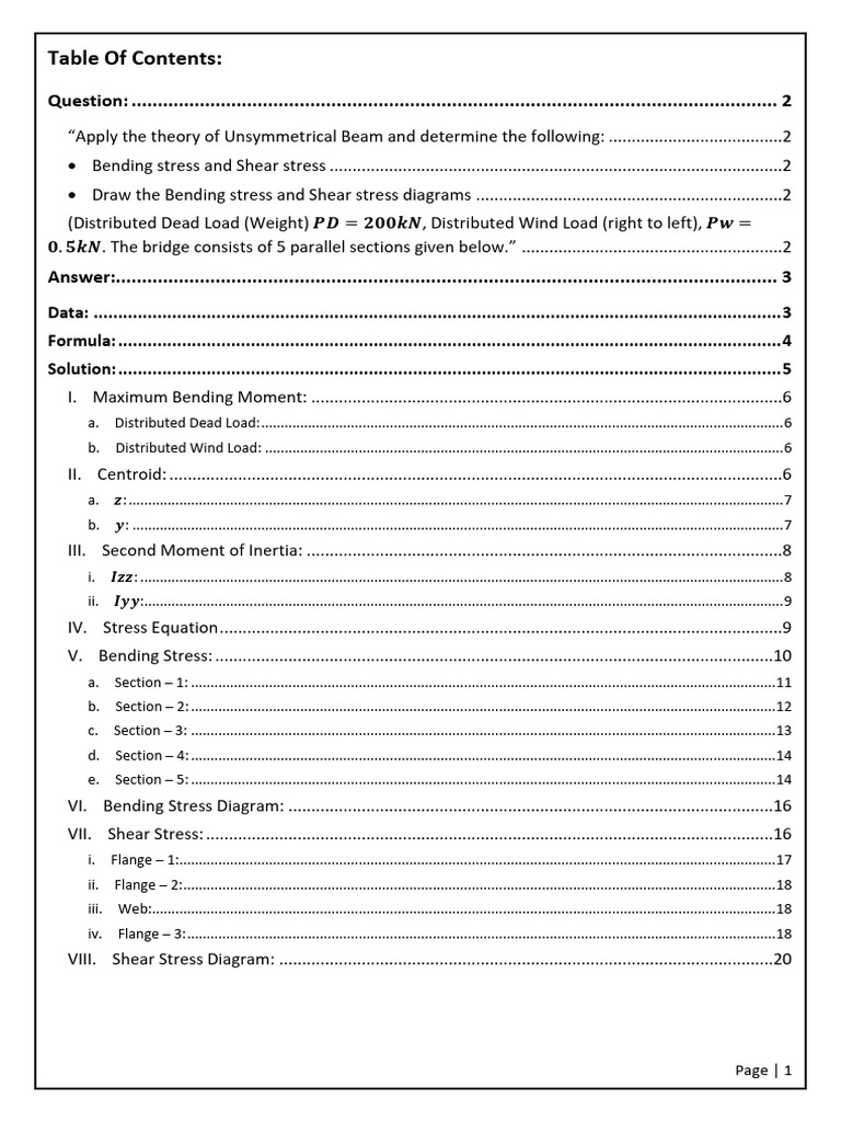 Assignment | Download Free PDF | Bending | Beam (Structure)