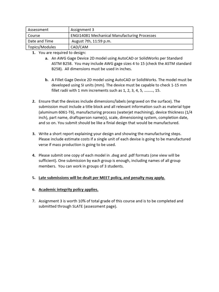 Assignment 3 | PDF | Art | Technology & Engineering