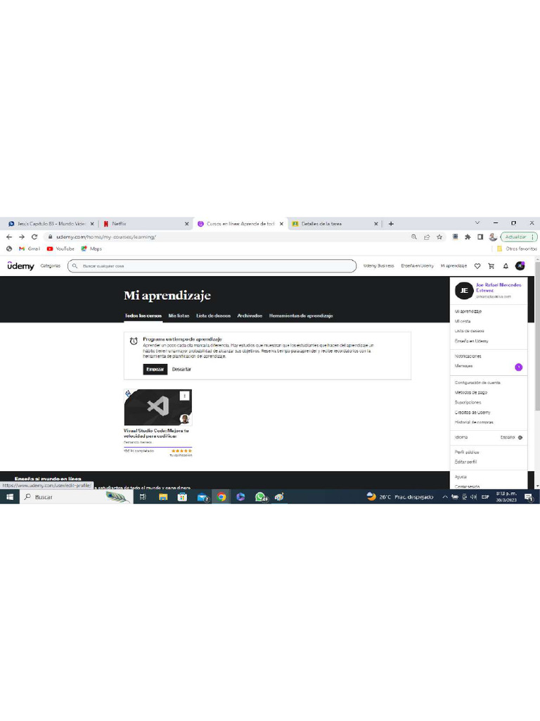 Curso Visual Studio Code Completado | PDF