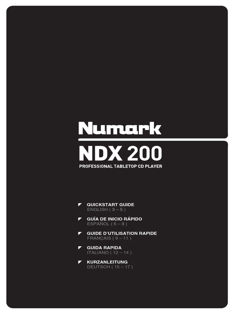 ndx200 20v2 20 20quickstart 20guide 20 20v1.4 1 | PDF | Compact Disc ...