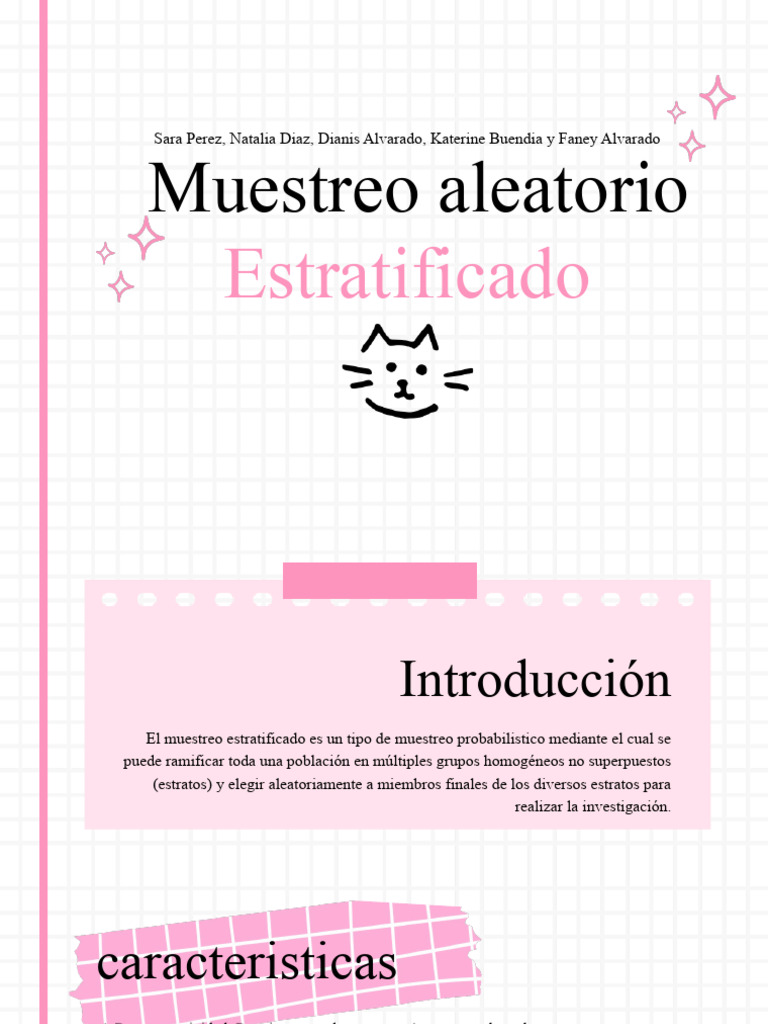 Muestreo Aleatorio Estratificado | PDF | Ciencia y matemática