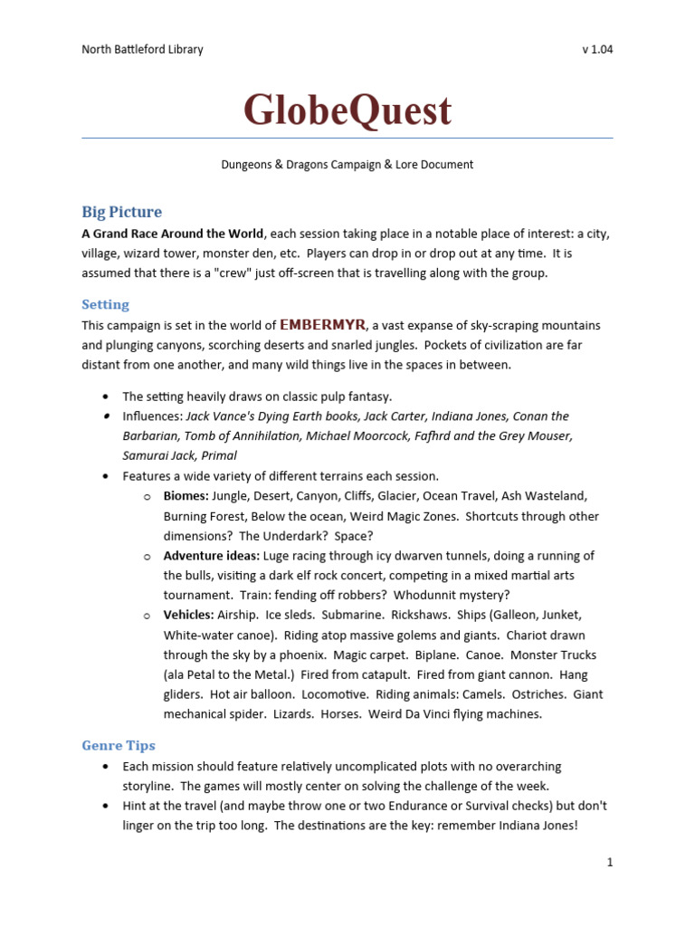 GlobeQuest Ch. 1 - Temple of The Grand Lotus | PDF | Archaeology