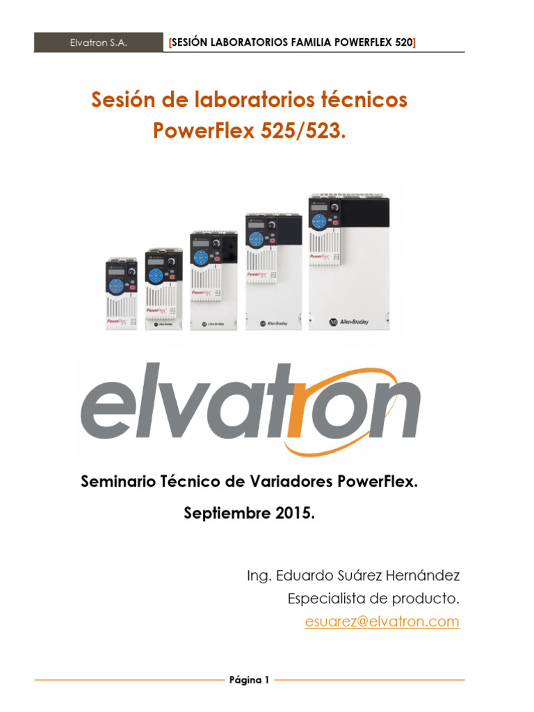 Guía Técnica PowerFlex 520 en Español | PDF | Informática