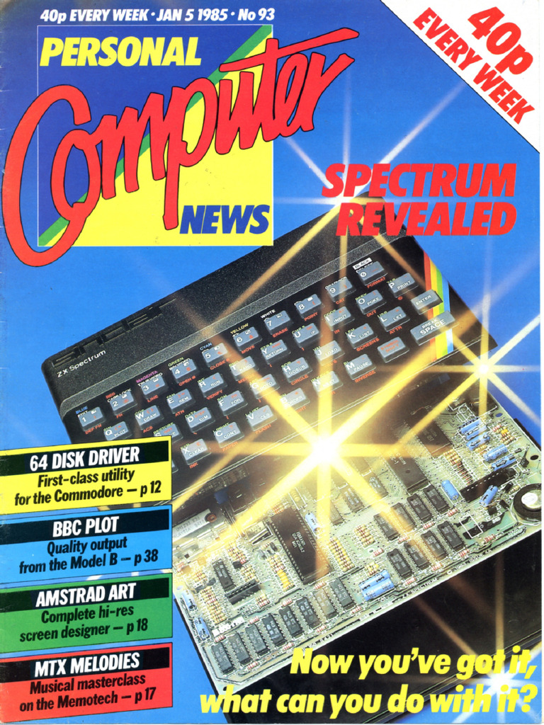Acorn's OPD Challenger vs. Sinclair ZX Spectrum | PDF | Personal ...