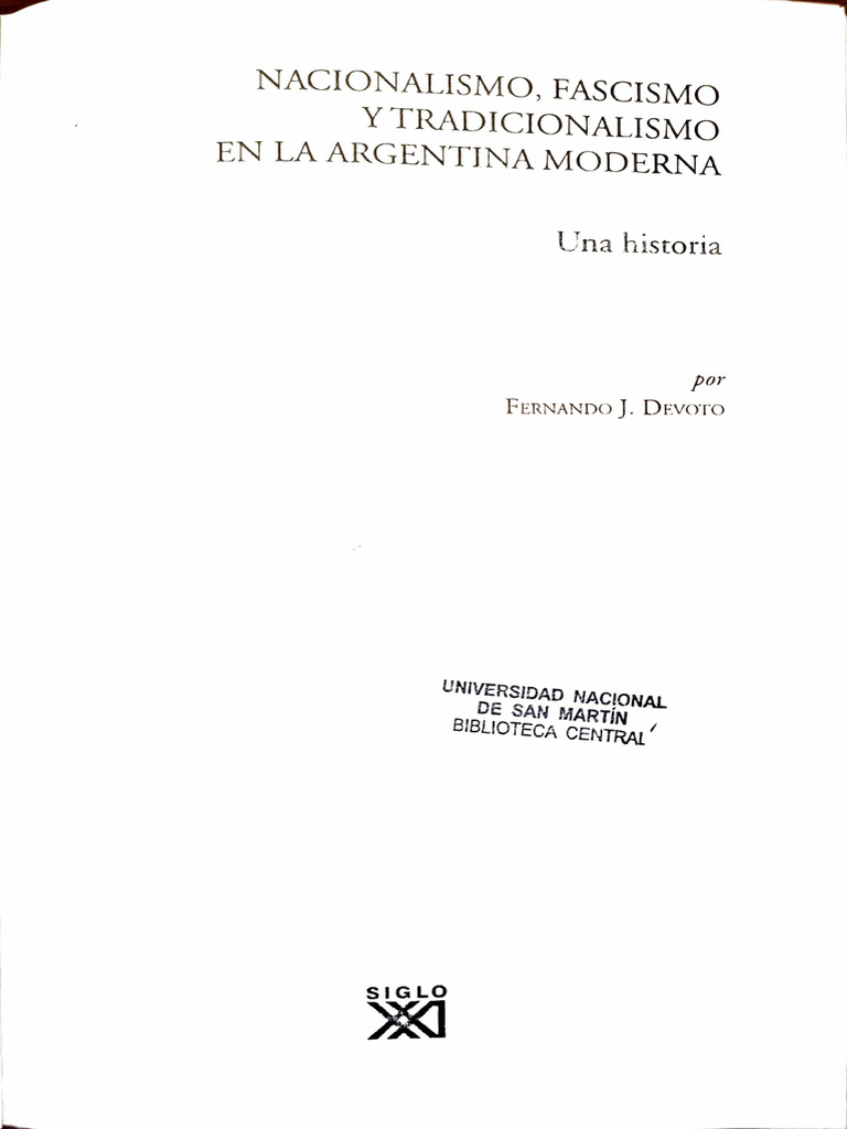 Devoto 2005 | PDF | Ciencias Políticas