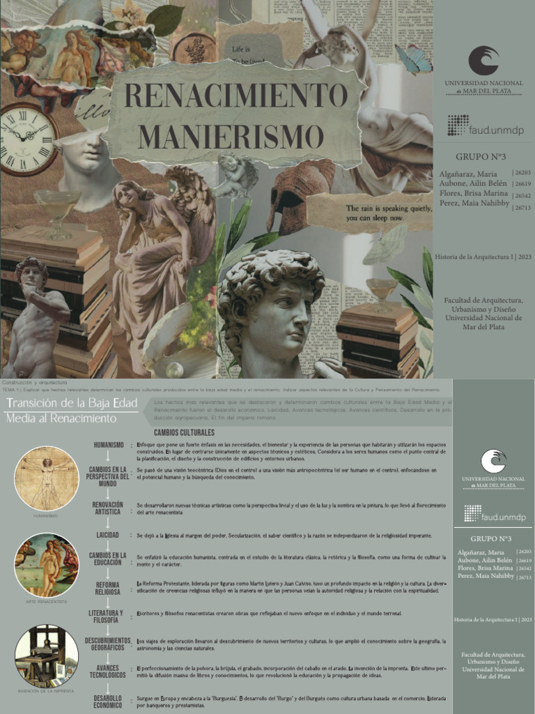 TP 3 Algañaraz, Aubone, Flores, Perez - Compressed | PDF | Renacimiento