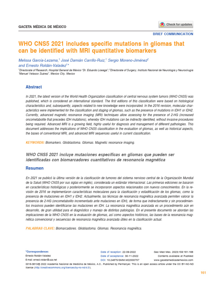 2023. GMM. WHO CNS5 Classification (english version) | PDF | Brain ...