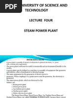 Layout of Steam Power Plant | PDF | Boiler | Steam