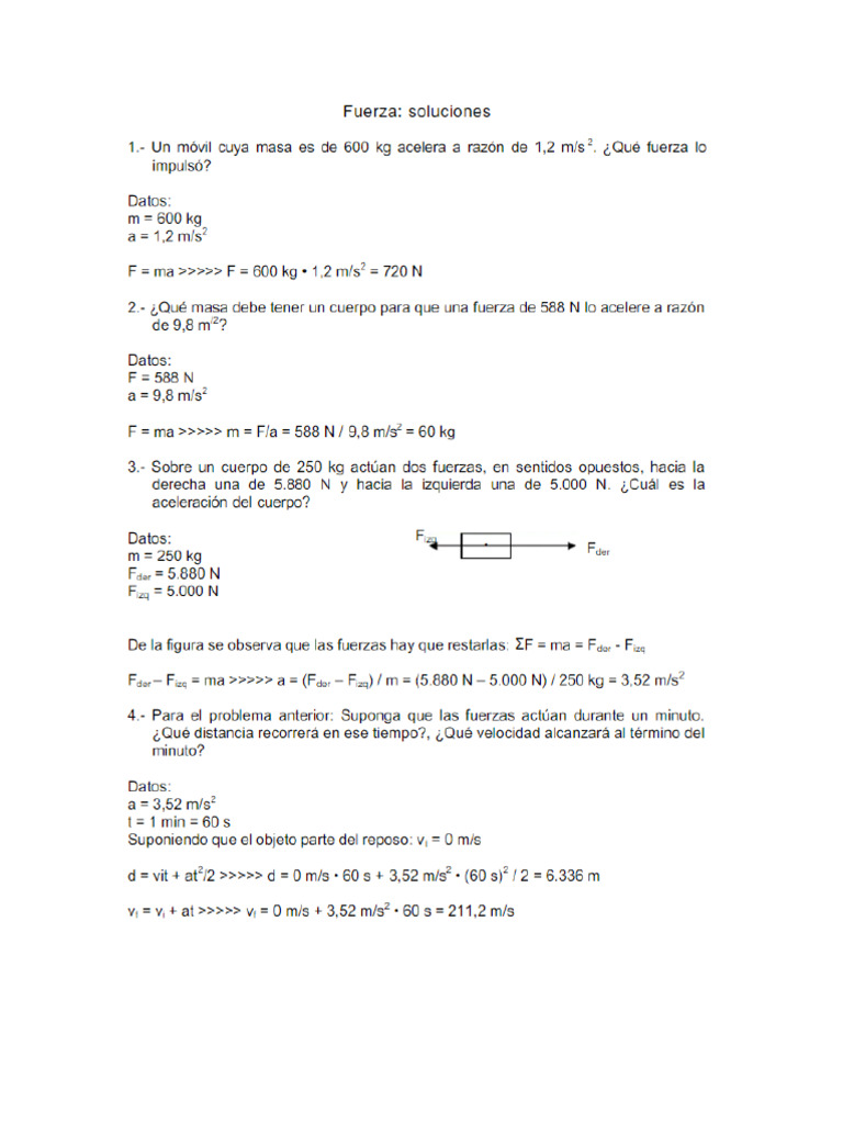 EJERCICIOS de fisica | PDF