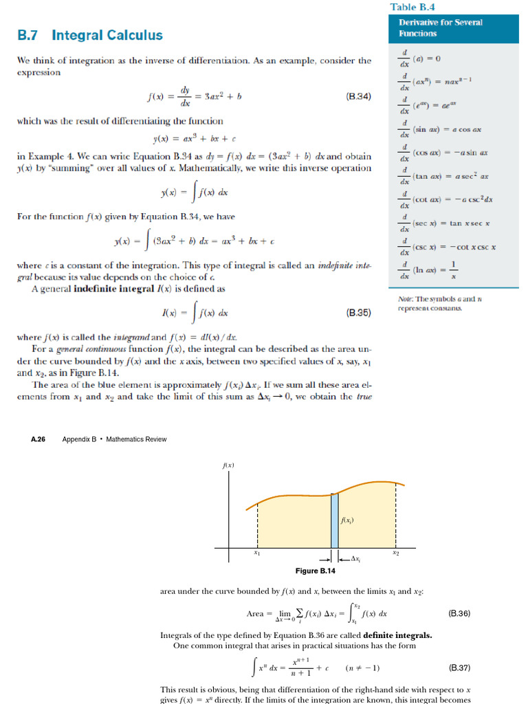 Calculo Integral y Tablas de Integrales (Del Serway) 1 | PDF ...