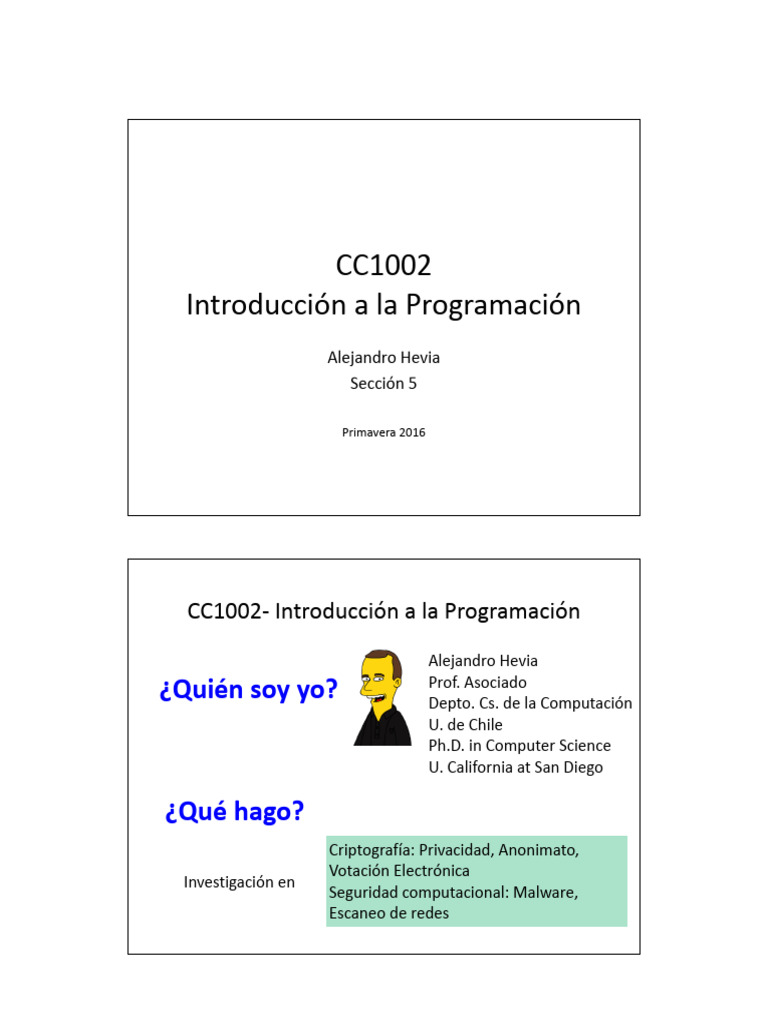 Clase_1_Introduccion_tipos_basicos_expresiones_variables | PDF | Algoritmos | Programación de ...