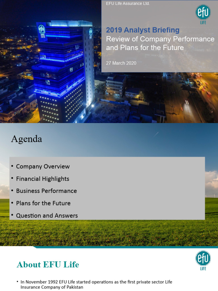 Analyst Briefing 2019 CBS | PDF | Insurance | Life Insurance Analyst Briefing 2019 CBS | PDF | Insurance | Life Insurance