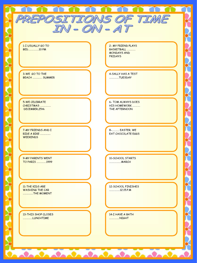 Daily Routines and Activities List | PDF | Cooking, Food & Wine | Art
