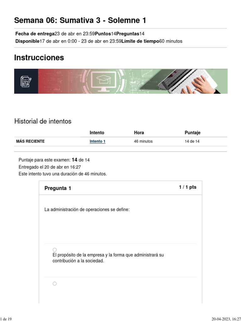 Semana 06 Sumativa 3 Solemne 1 202305.1862 | PDF | Business | Compartir (Finanzas)