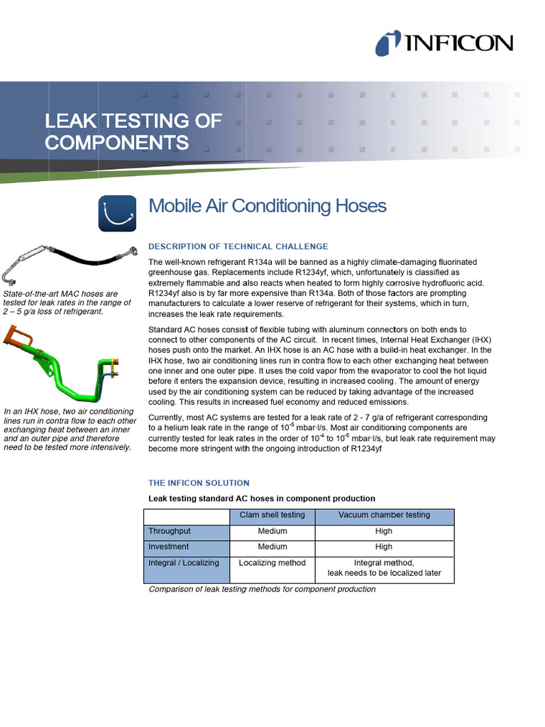 Leak-Testing-MAC-Hoses | PDF | Leak | Gases