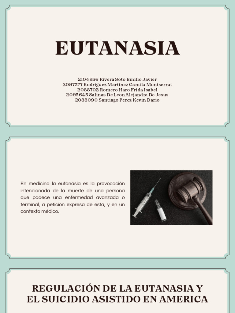 Eutanasia 1 | PDF