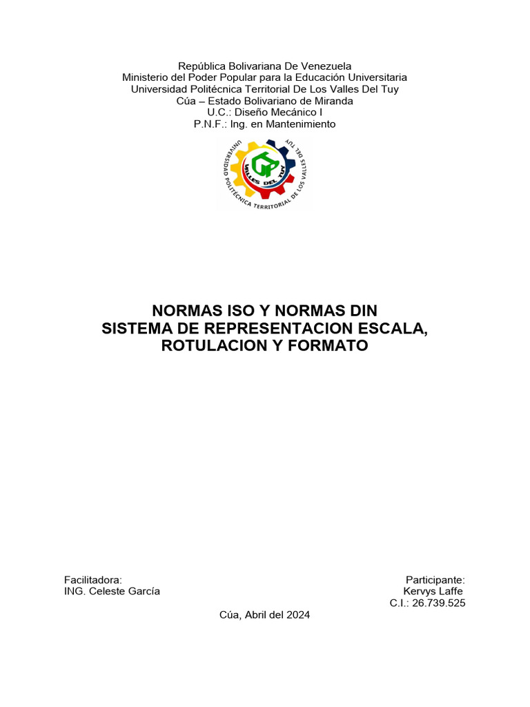 Iso y Din | Descargar gratis PDF | Estandarización | Calidad (comercial)