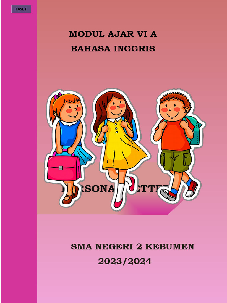 Modul Ajar 6 Personal Letter | PDF
