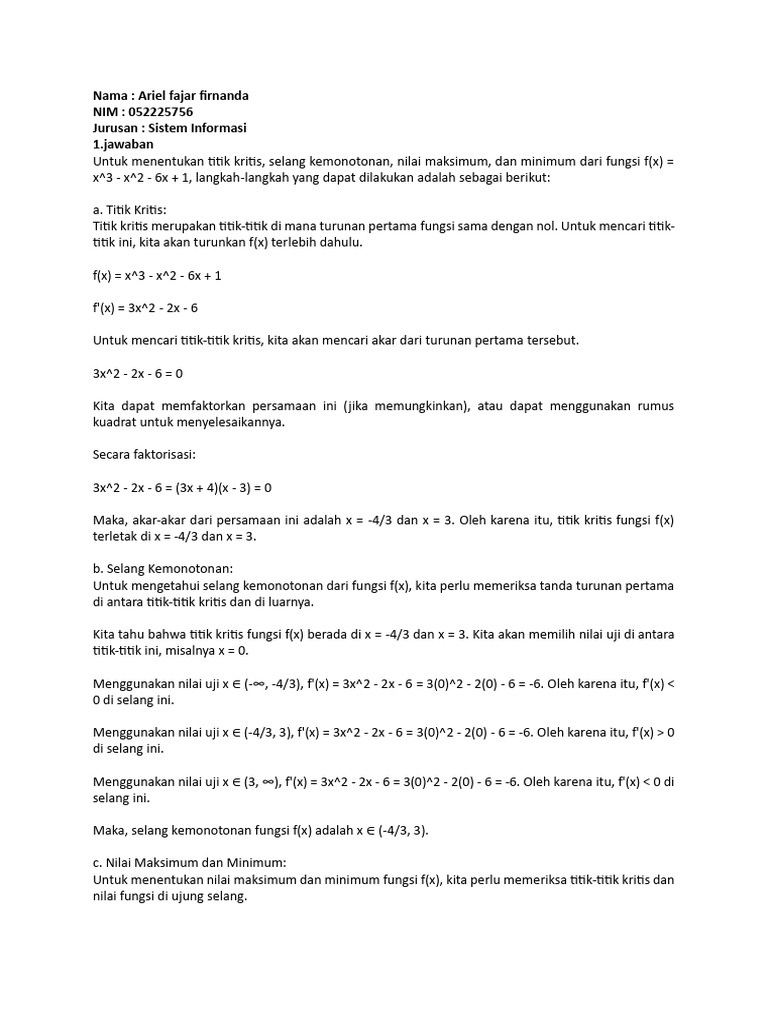 TMK 3 Kalkulus 1 | PDF | Metode & Bahan Ajar | Komputer