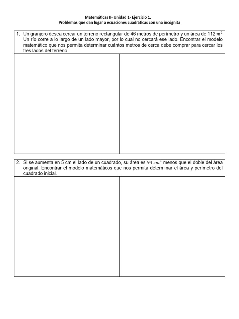 Matematicas II-U1-E1 | PDF | Velocidad