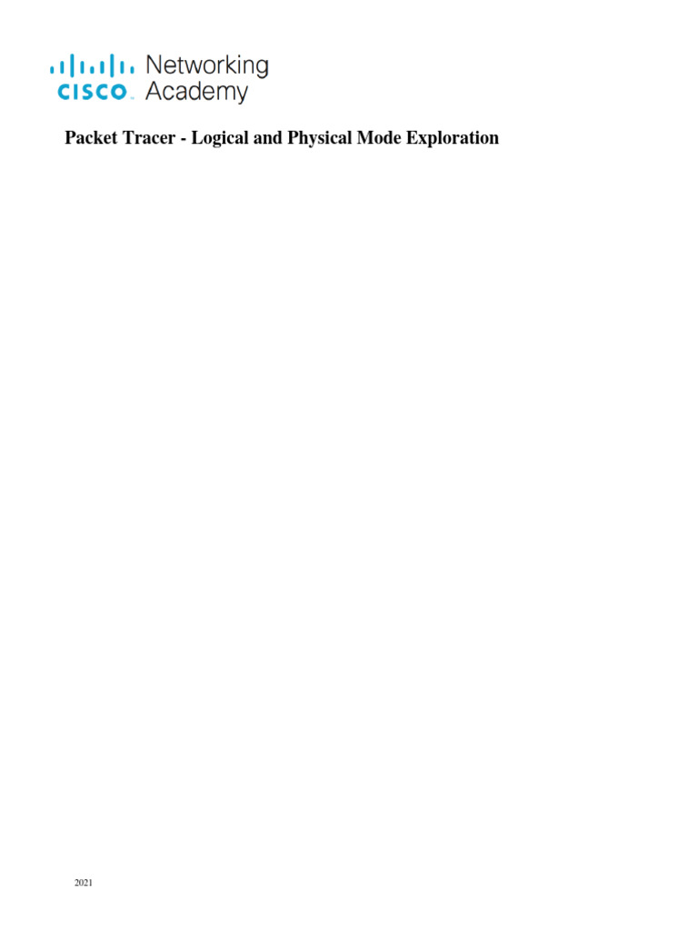 1.0.5 - REALIZADO - Logical and Physical Mode Exploration | PDF ...