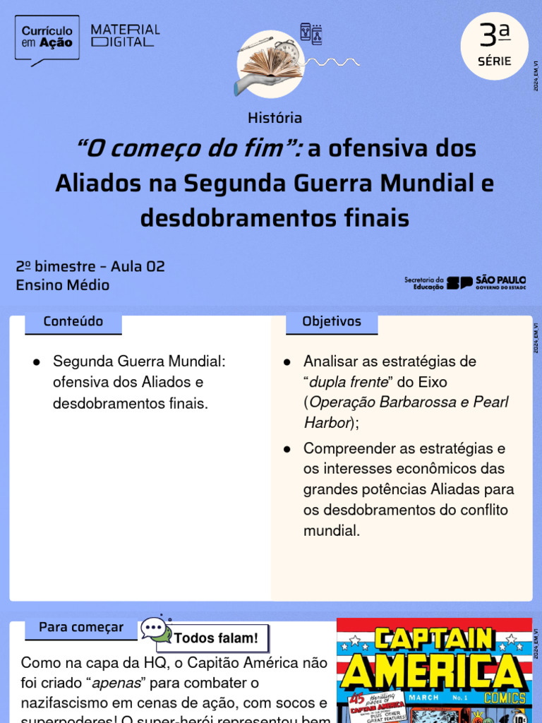 "O Começo Do Fim":: A Ofensiva Dos Aliados Na Segunda Guerra Mundial e ...